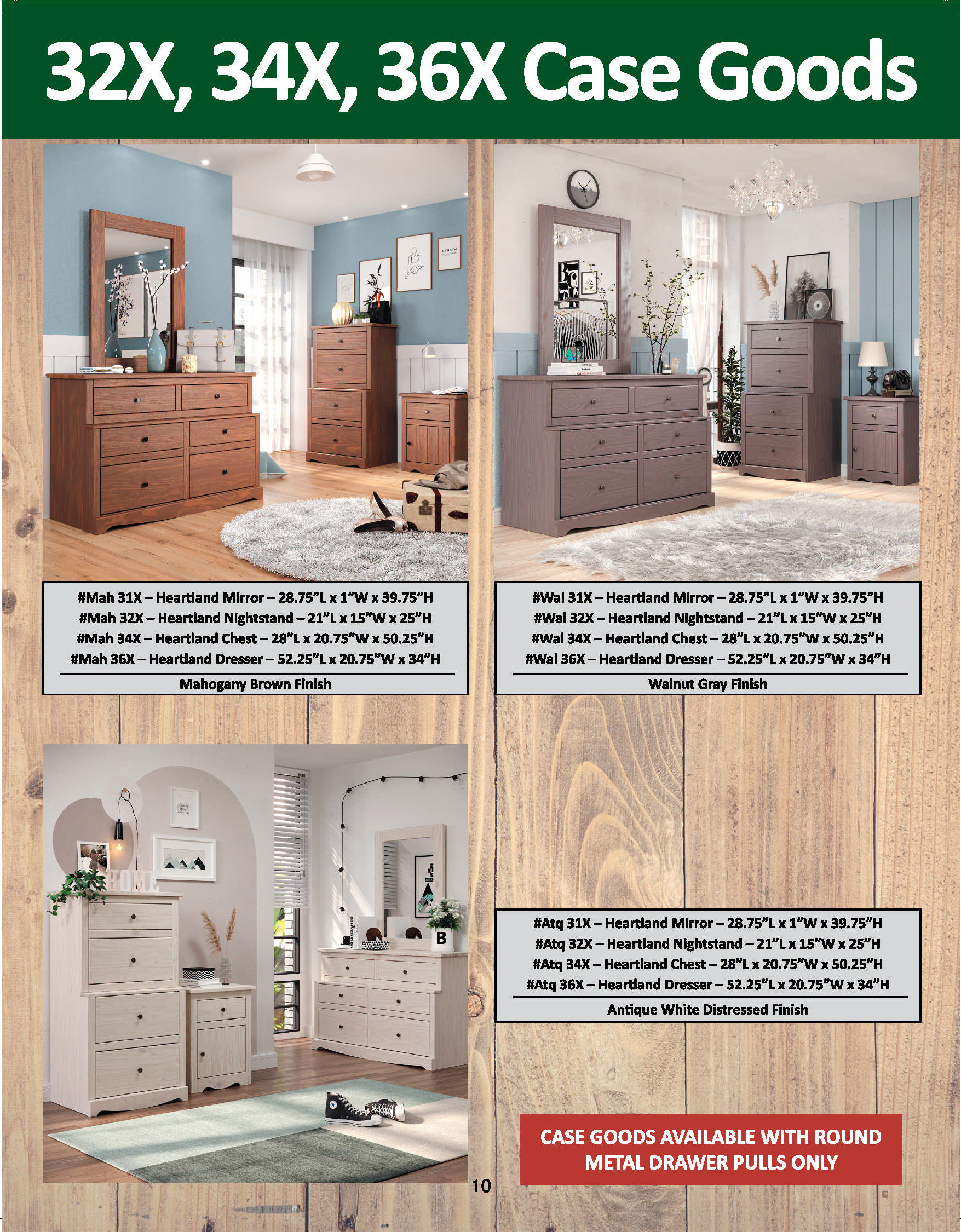 Pine Crafter Furniture - xStyle Case Goods - Desk & Chairs